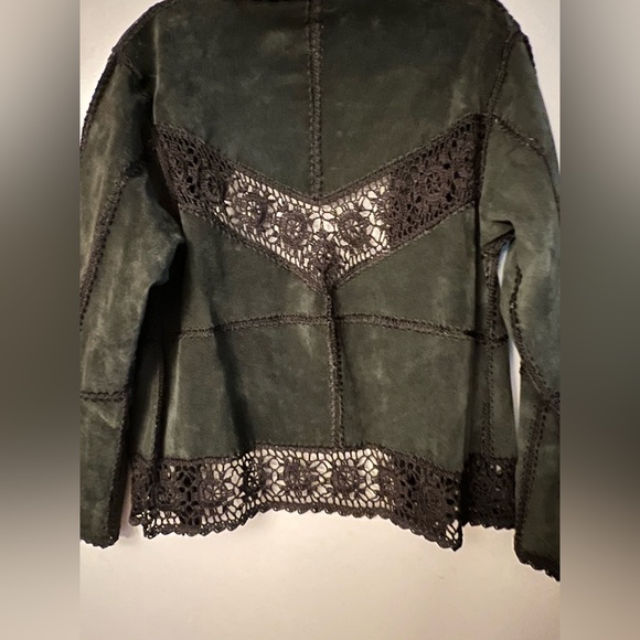 Carducci | Jackets & Coats | Carducci Olive Green Suede Jacket Size ...